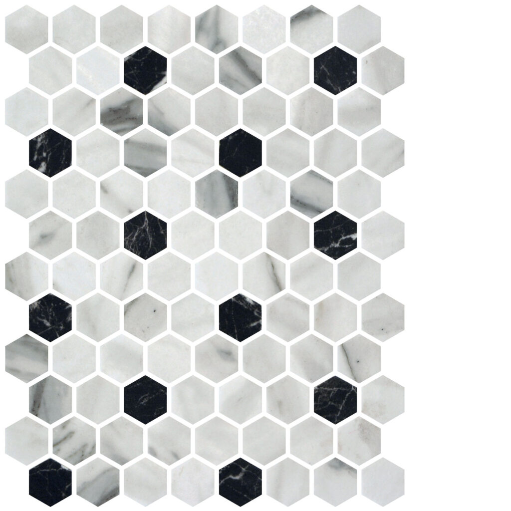 Hex Patterns - Patterns with hexagon glass mosaics