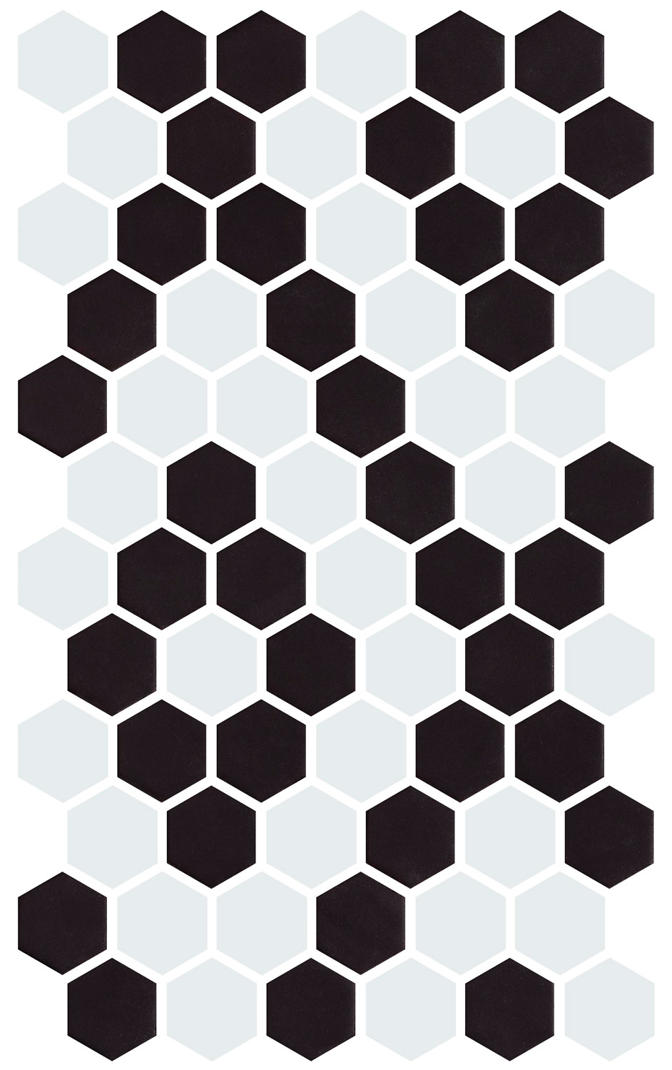 Hex Pattern 25 - Glass Mosaic by ONIX.