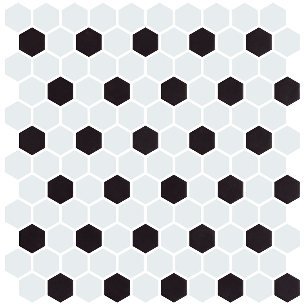 Hex Pattern 11 - Glass Mosaic by ONIX.