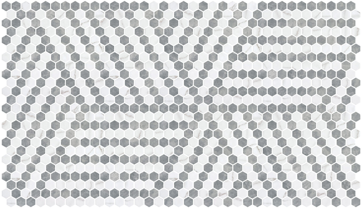 Hex Pattern 12 - Glass Mosaic by ONIX