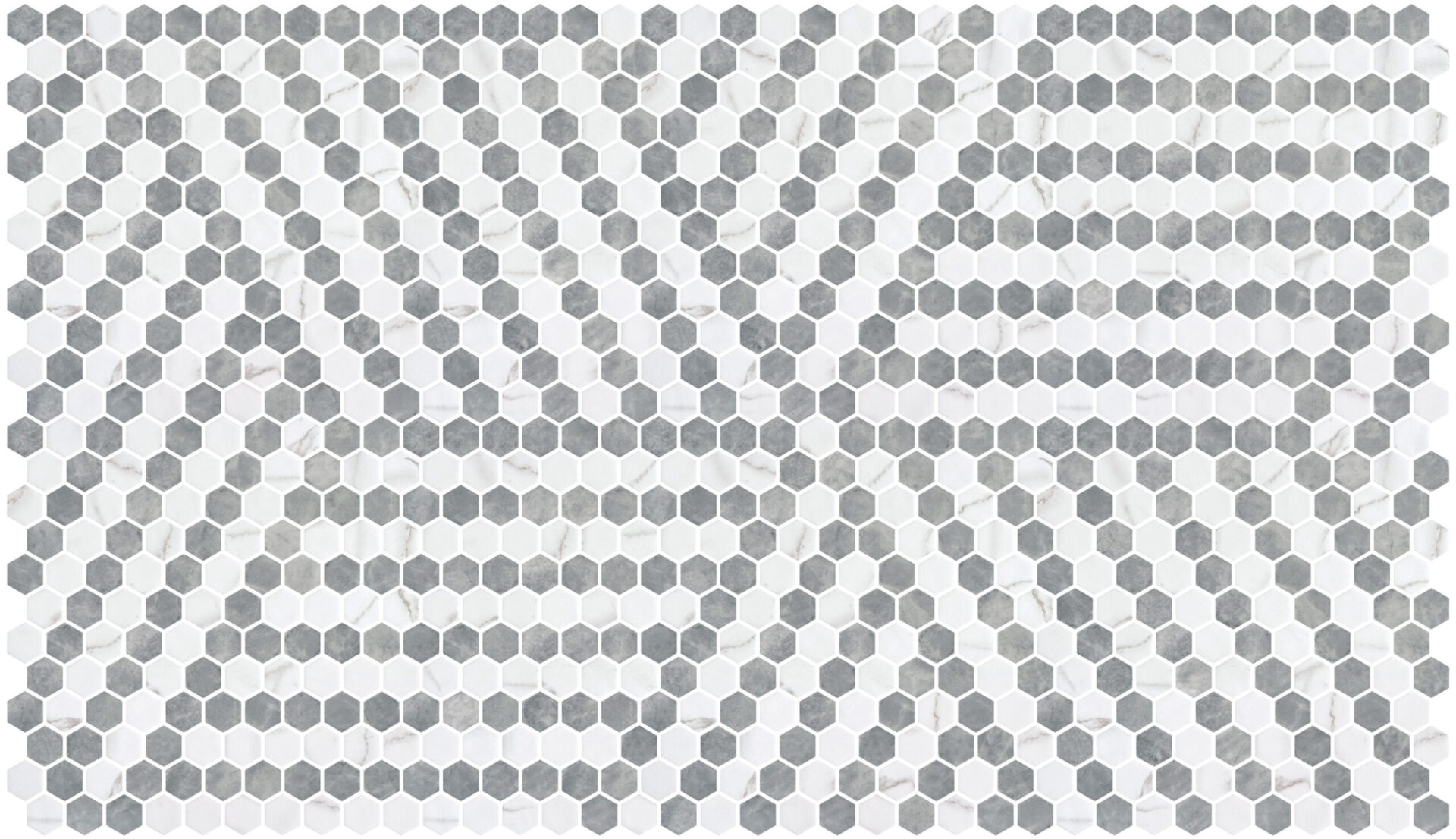 Hex Pattern 12 - Glass Mosaic by ONIX