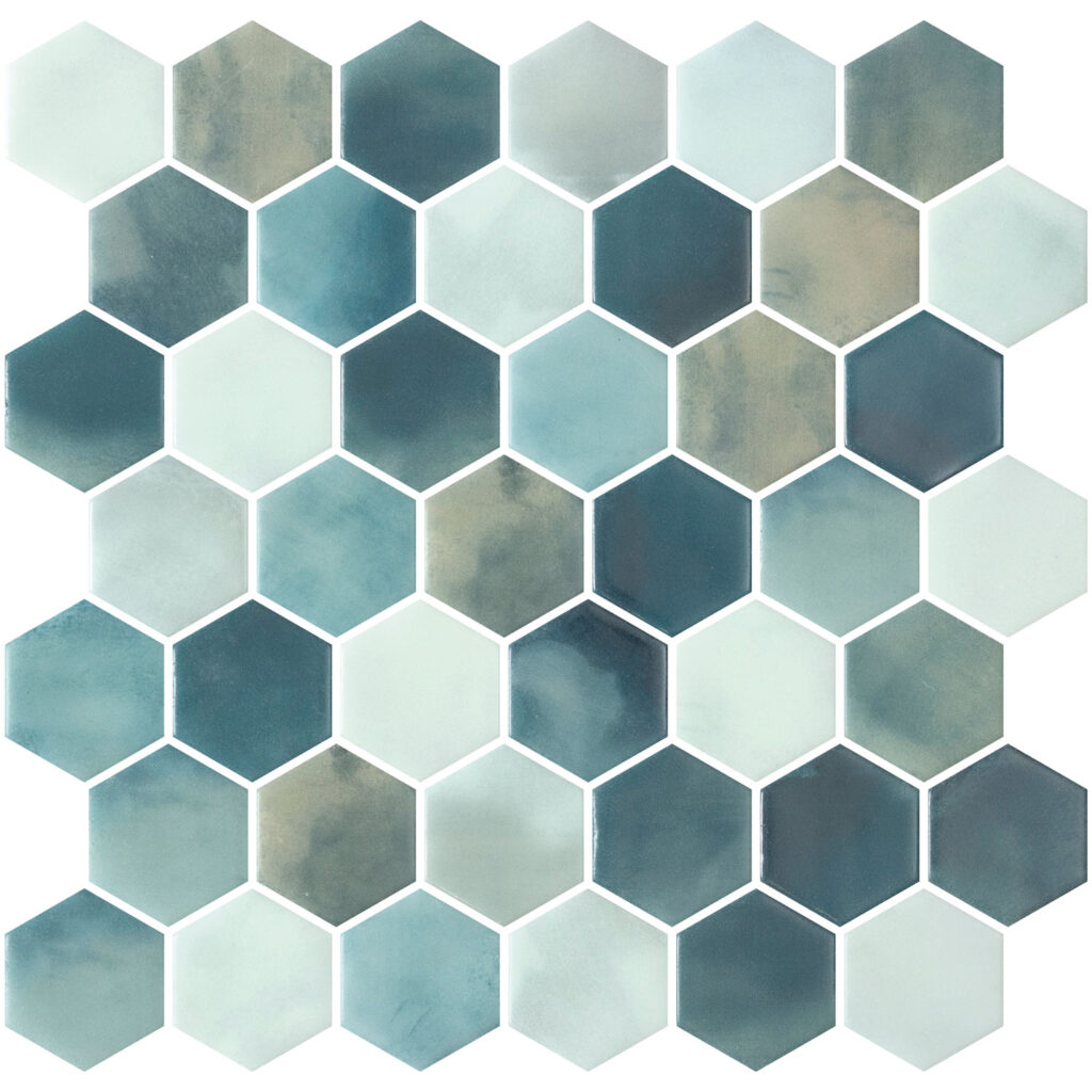 Hex XL Eloa Matte - Glass Mosaic by ONIX.