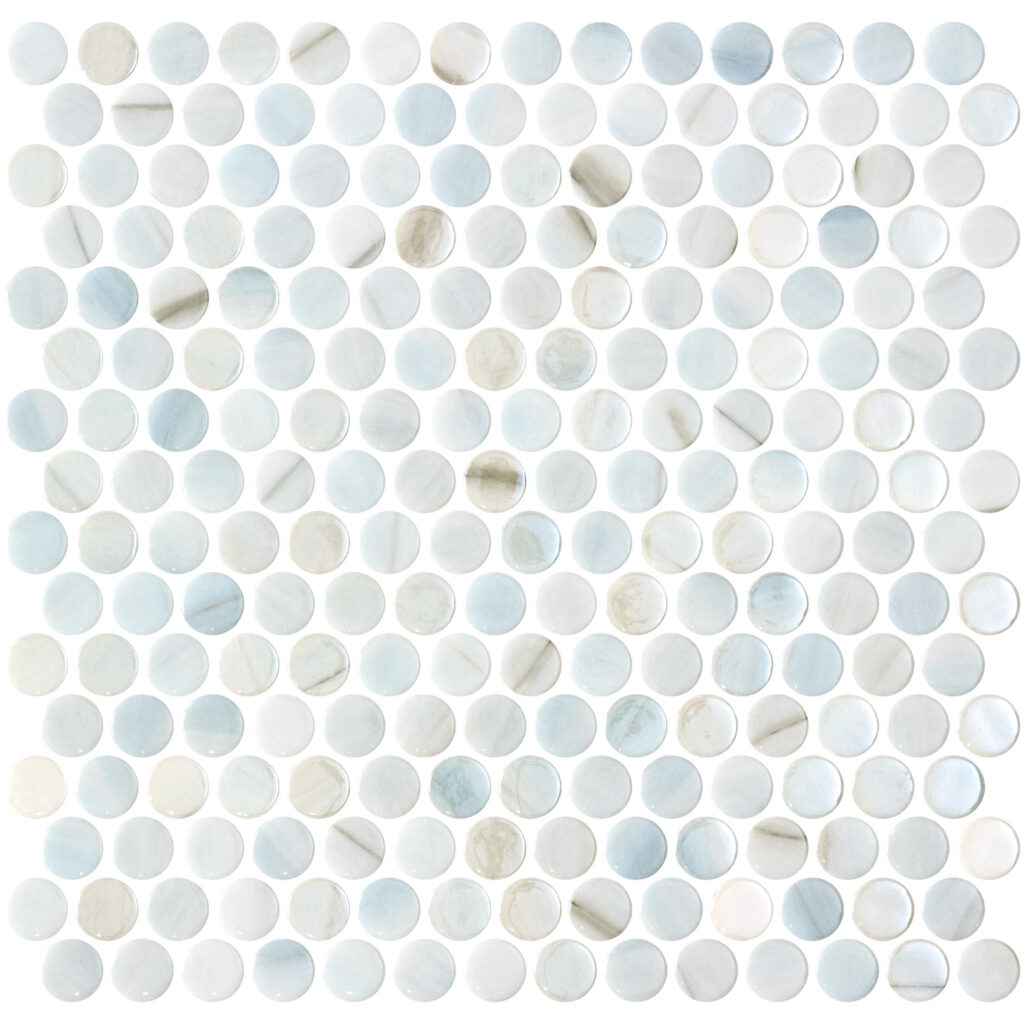 Penny Vanguard Iridis – Penny tiles with glossy iridescent effects