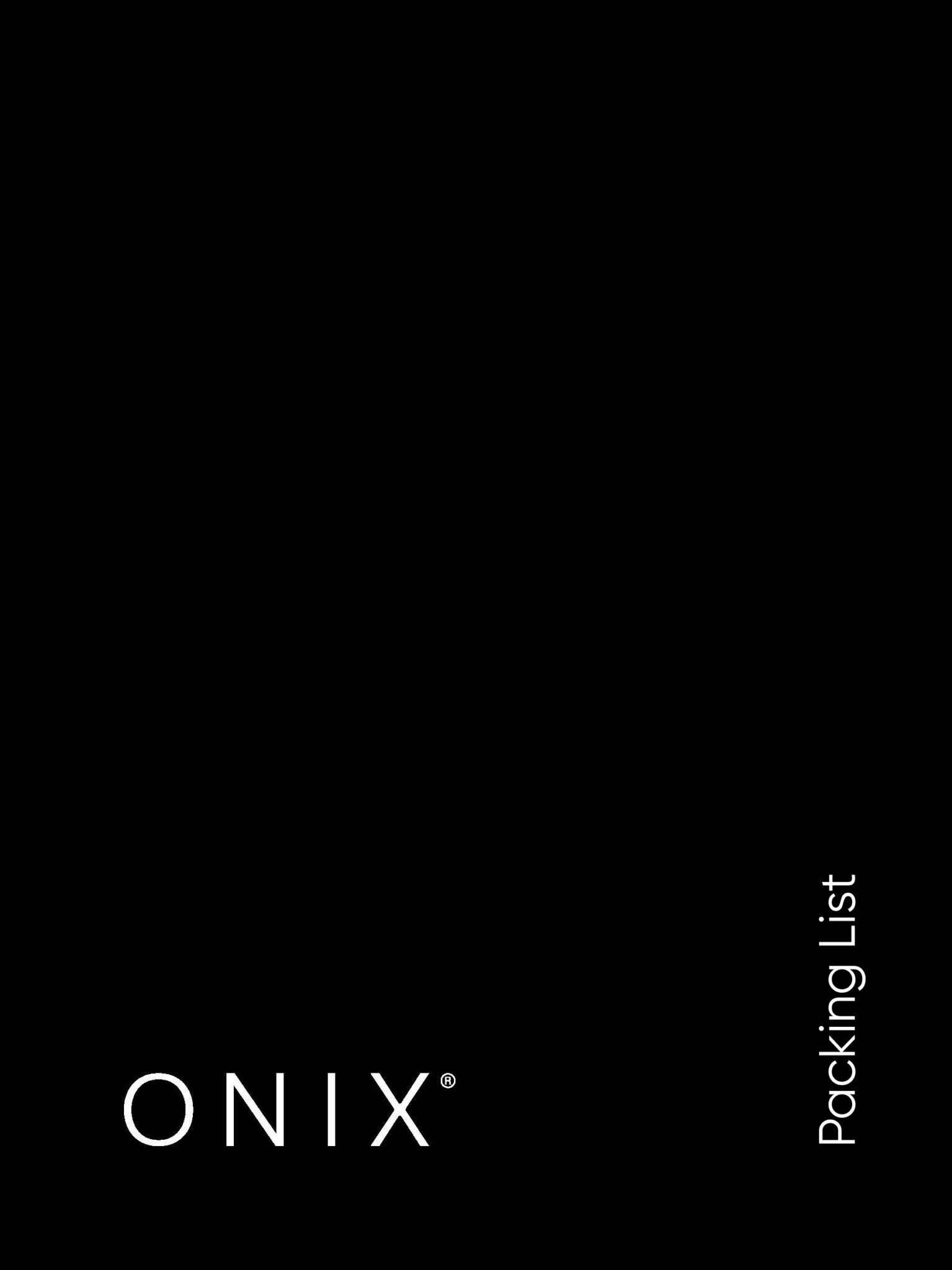 Technical Area - ONIX