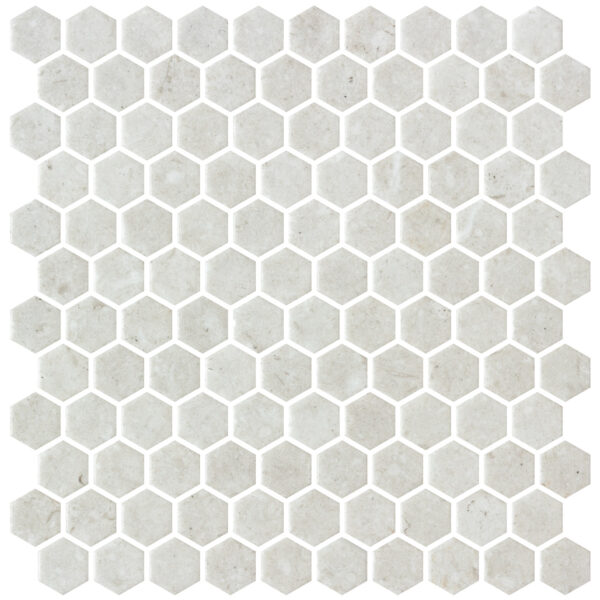 Hex Normatech Ivory Matte - Glass Mosaic by ONIX.