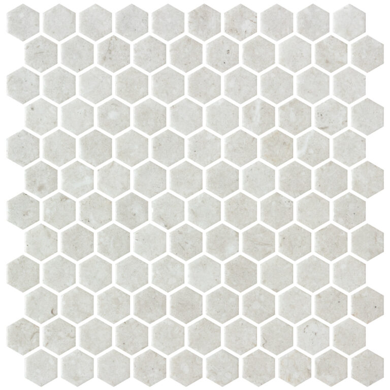 Hex Normatech Ivory Matte - Glass Mosaic by ONIX.