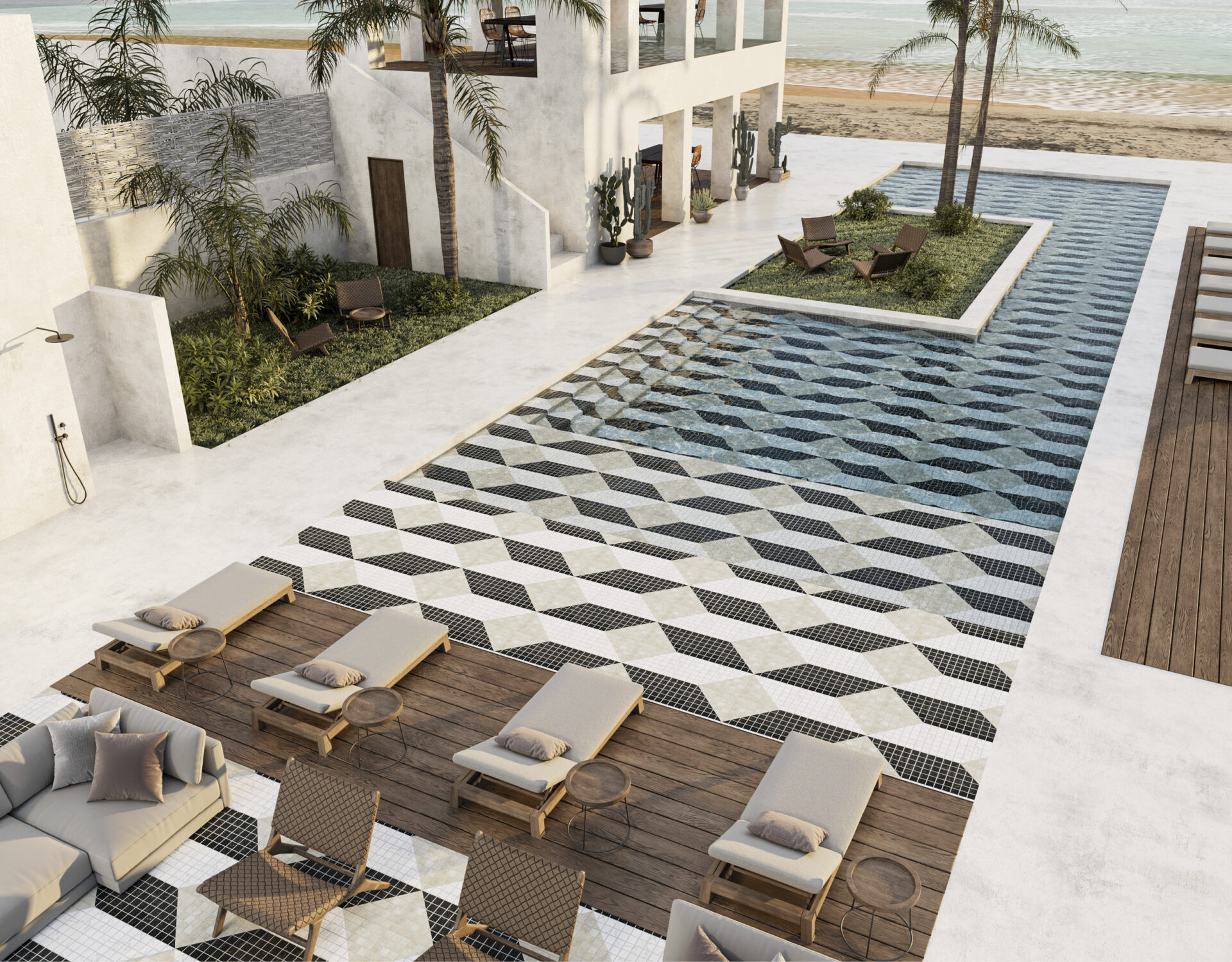 Glass mosaic tiles for architecture and design - ONIX