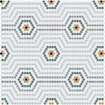Hex Pattern 21 - Glass Mosaic by ONIX.