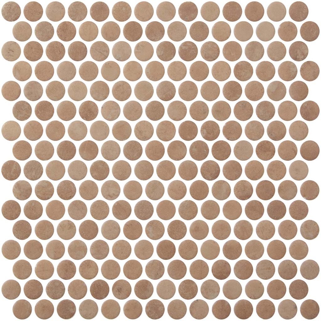 Penny Clay Matte Mosaic by ONIX - Natural Clay Tones