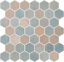Penta Cottiva Mare Matte | Light blue and brown glass mosaic matte ...