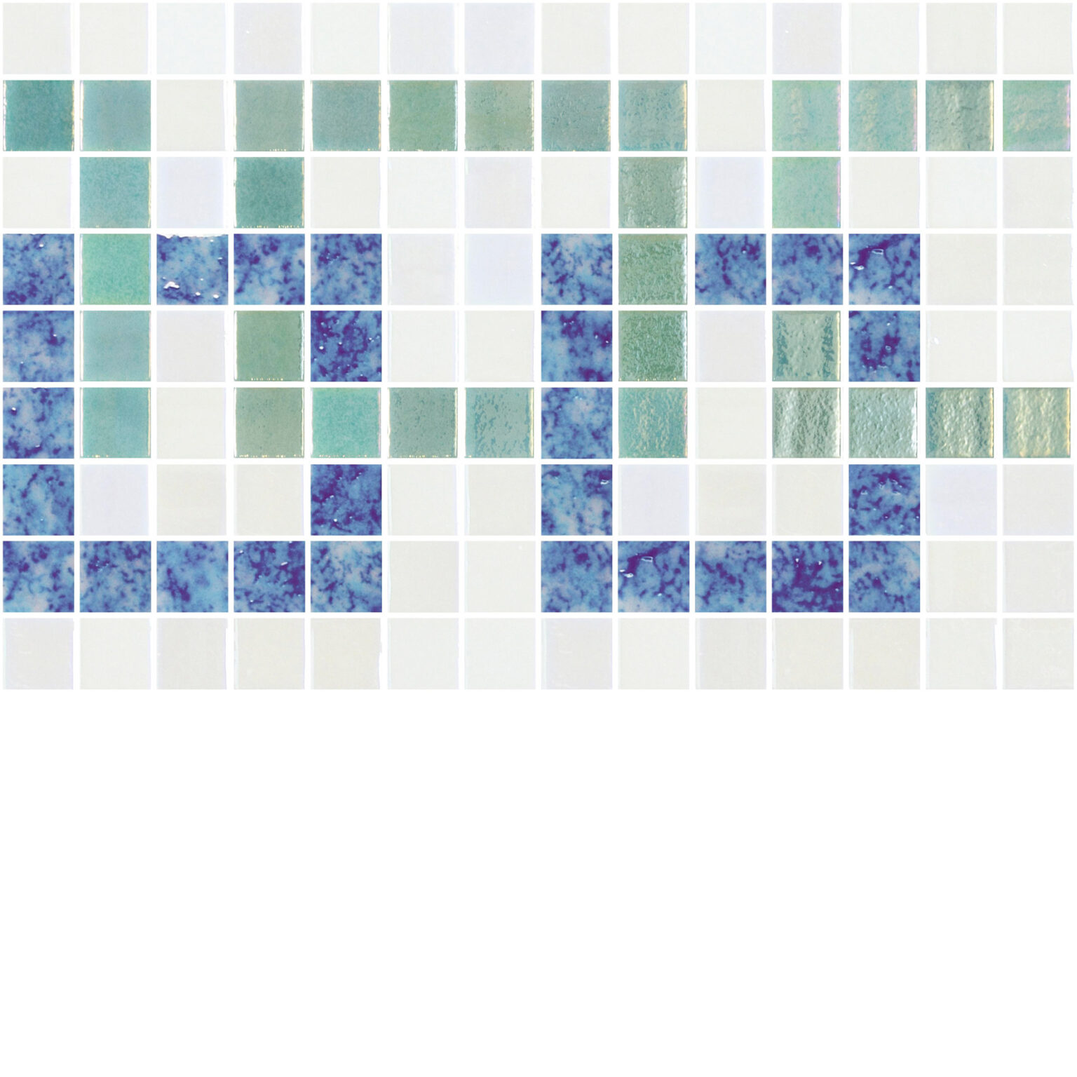 Cenefa 21 Azul - Glass Mosaic by ONIX.