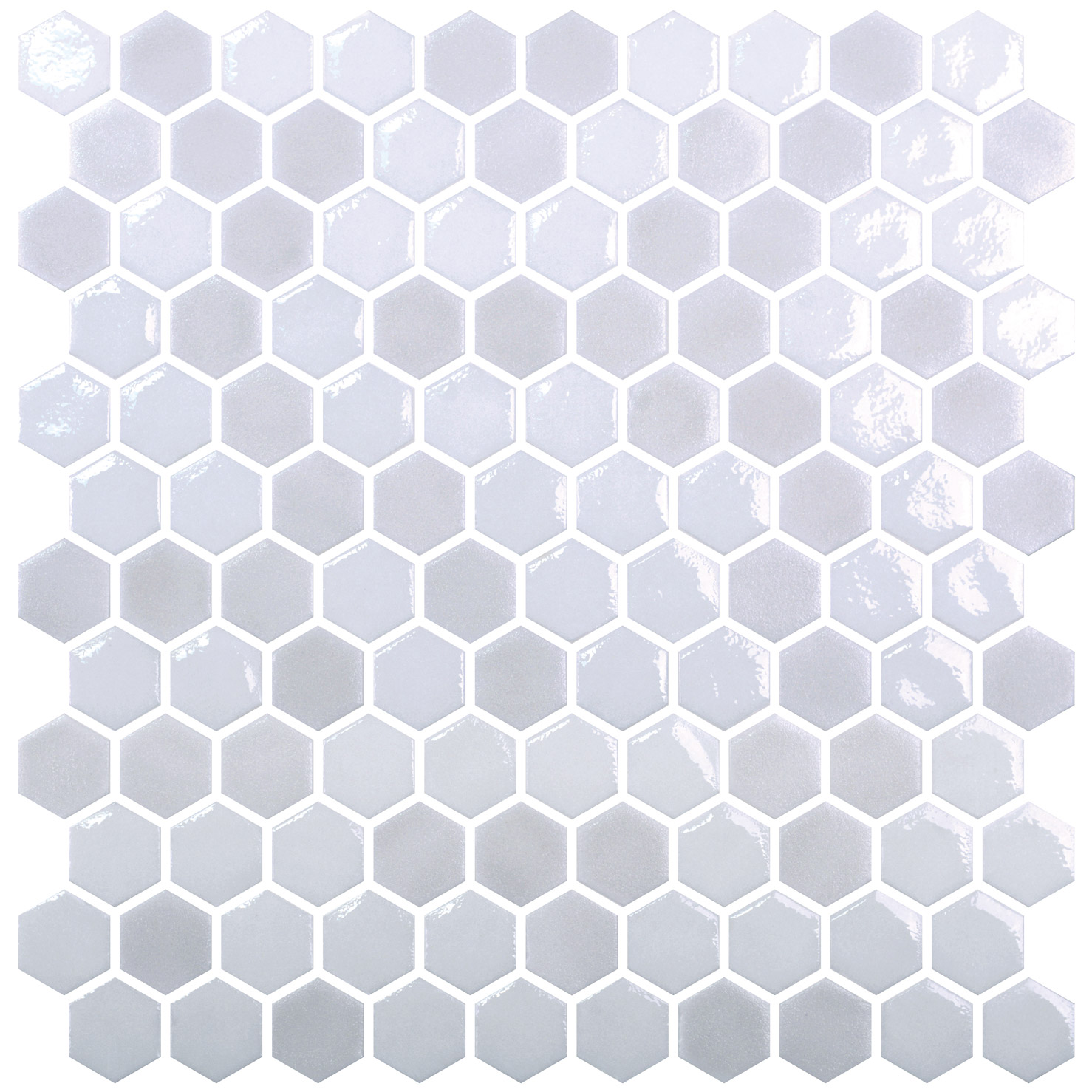 Hex Blend Cloud - Mosaico Vítreo de ONIX