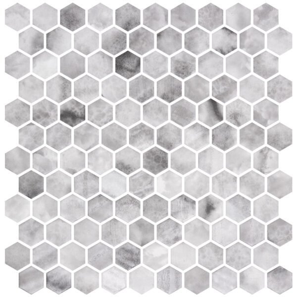 Hex Onice Mix - Glass Mosaic by ONIX.