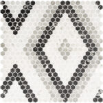 Hex Pattern 11 - Glass Mosaic by ONIX.