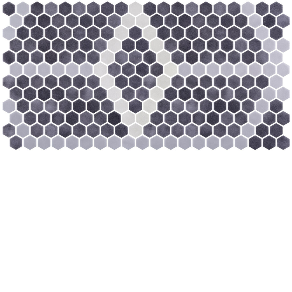 Hex Patterns - Patterns with hexagon glass mosaics