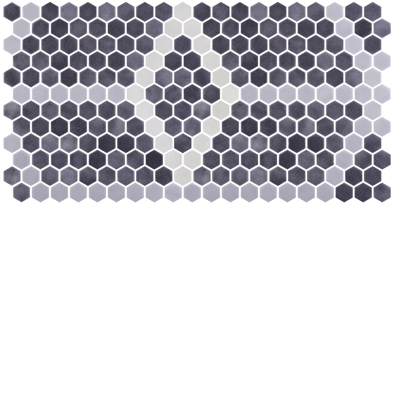 Hex Pattern 12 - Glass Mosaic by ONIX.