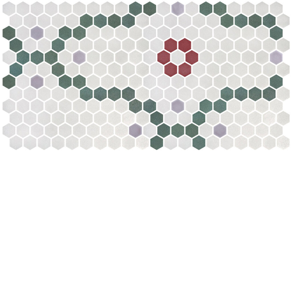 Hex Patterns - Patterns with hexagon glass mosaics