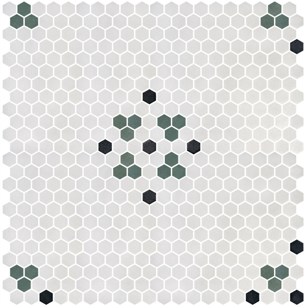 Hex Patterns - Patterns with hexagon glass mosaics