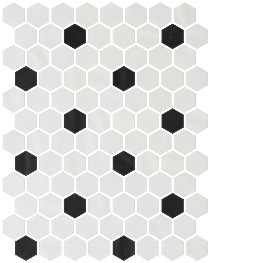 Hex Pattern 1 - Glass Mosaic by ONIX.