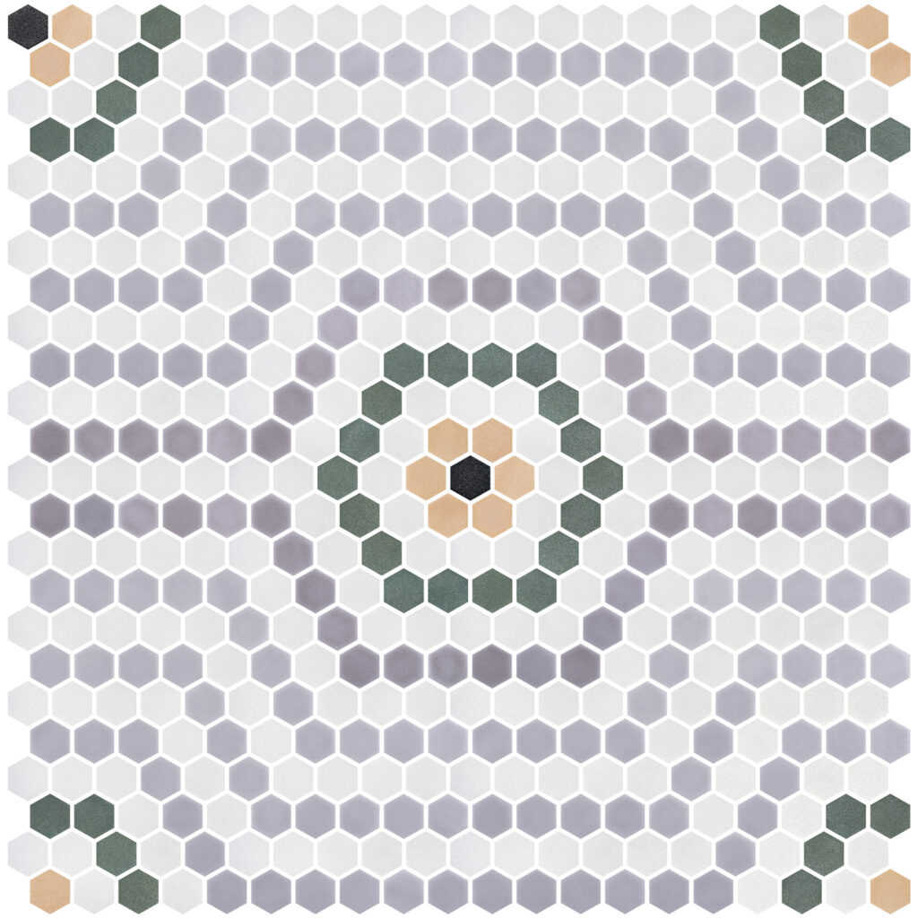 Hex Patterns - Patterns with hexagon glass mosaics