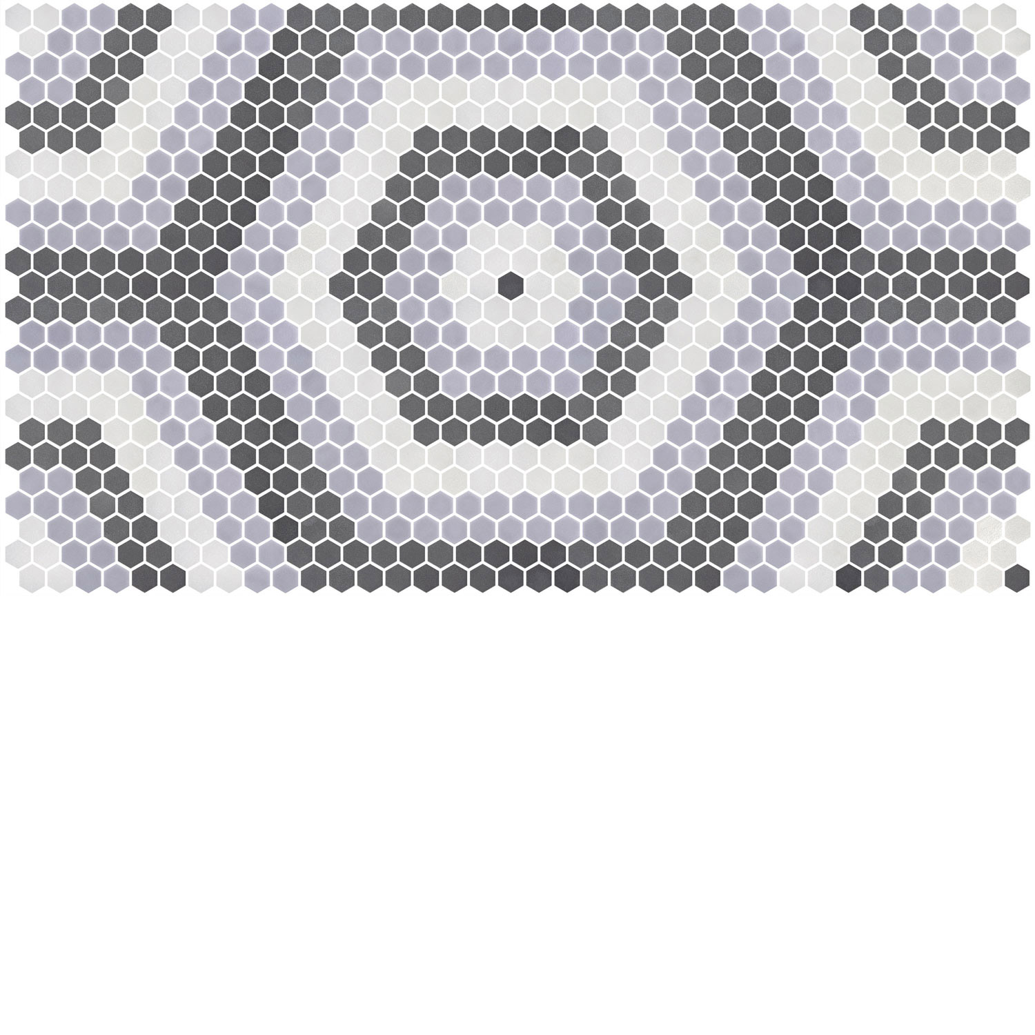 Hex Pattern 23 - Glass Mosaic by ONIX.