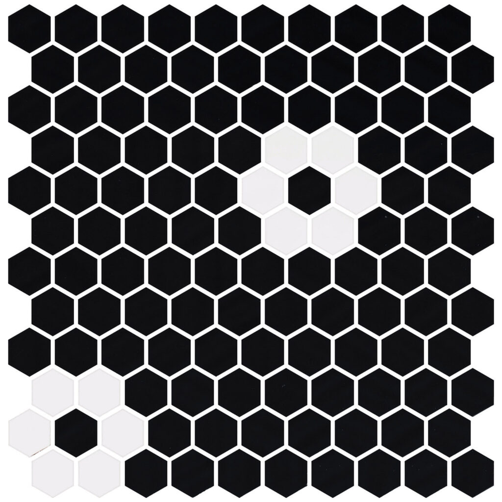 Hex Pattern 2 - Glass Mosaic by ONIX.