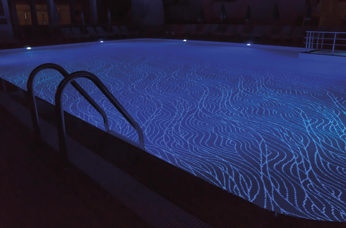 Luminiscent Blue - Glass Mosaic by ONIX