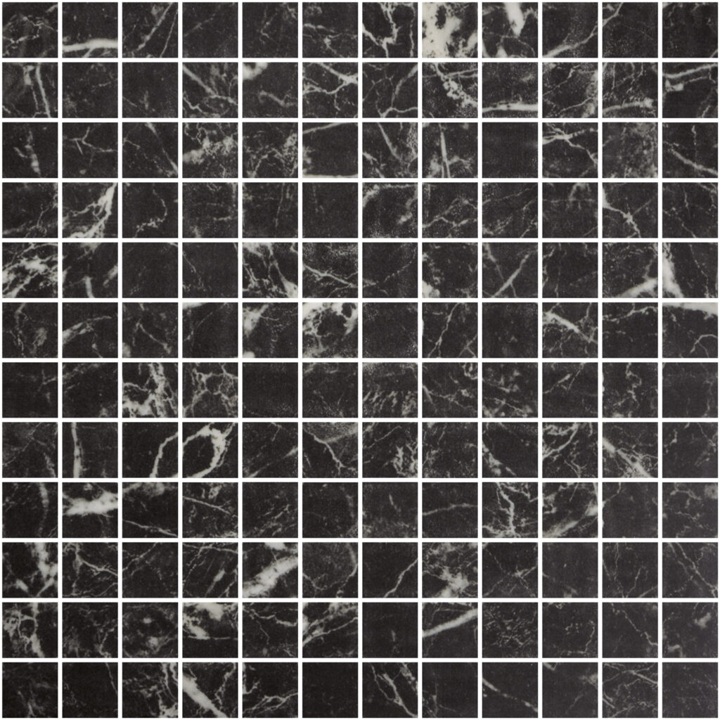 Nero Marquina Matte - Glass Mosaic by ONIX