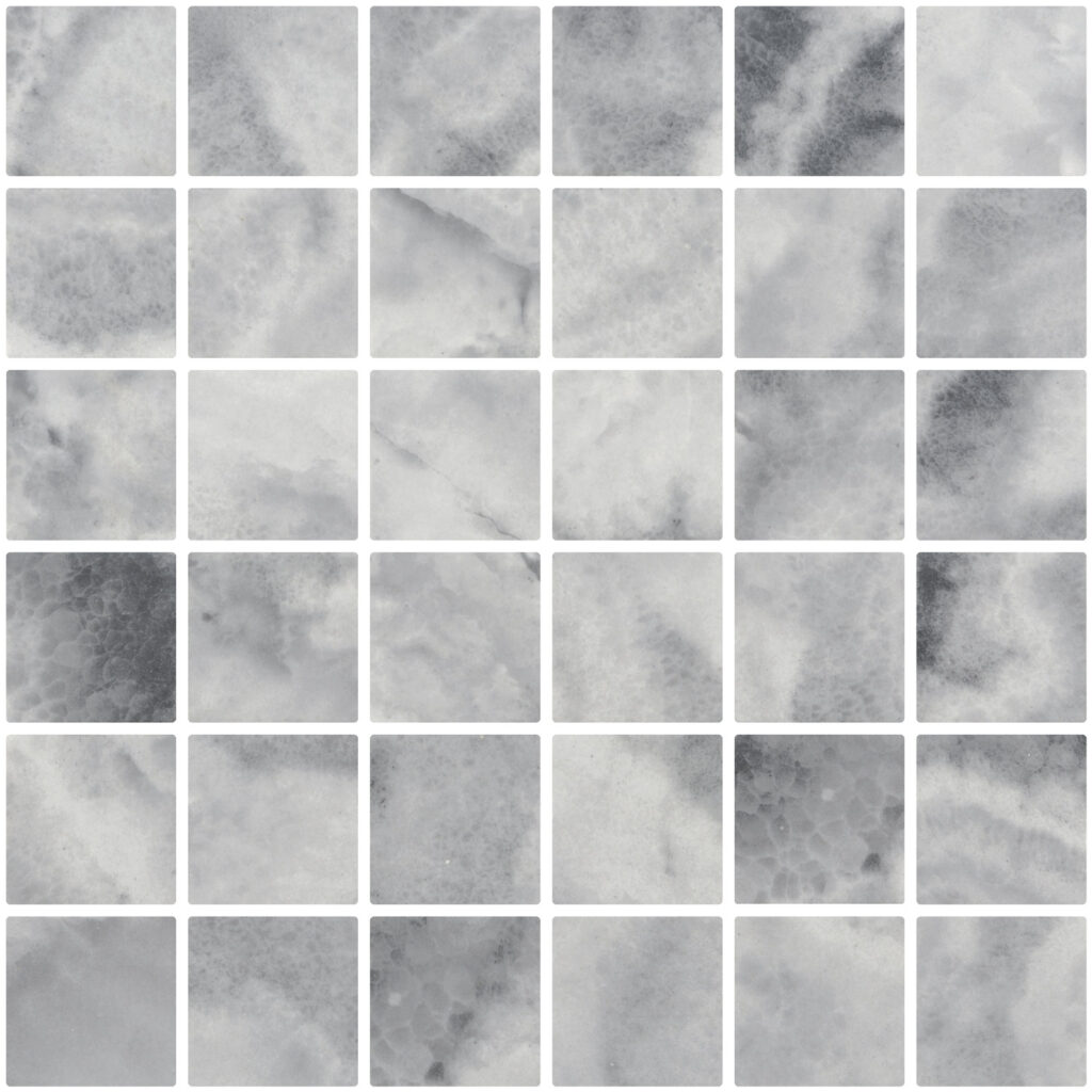 Penta Ecostones - 50x50mm non-slip marble-effect mosaic tiles