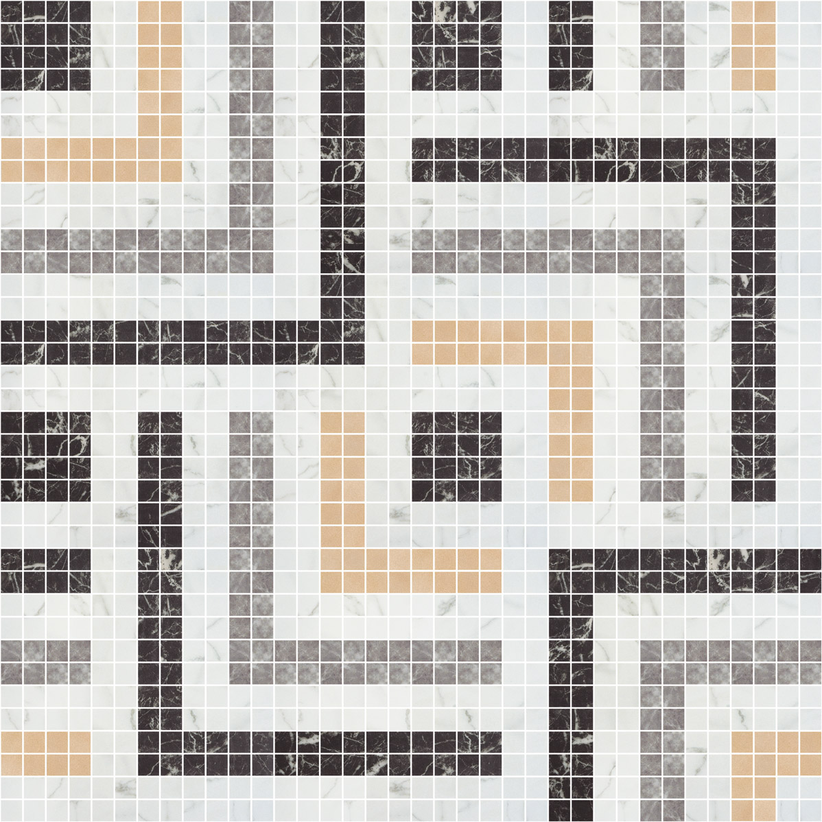 Squares Pattern 18 - Glass Mosaic by ONIX.